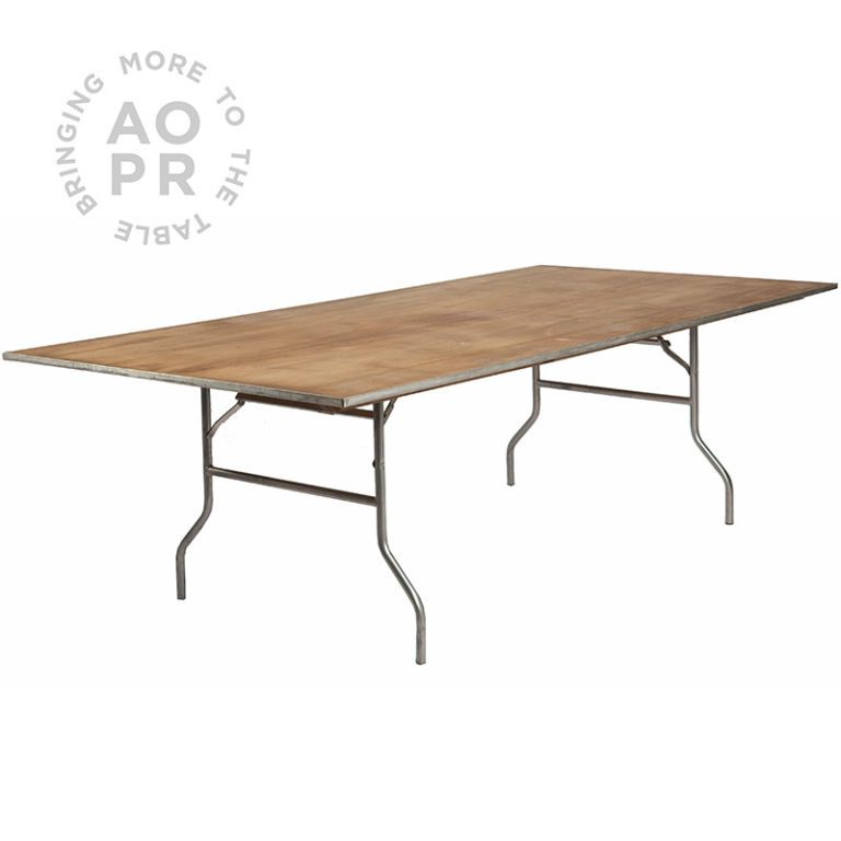 4-foot x 8-foot Rectangular Table - All Occasions Party Rental