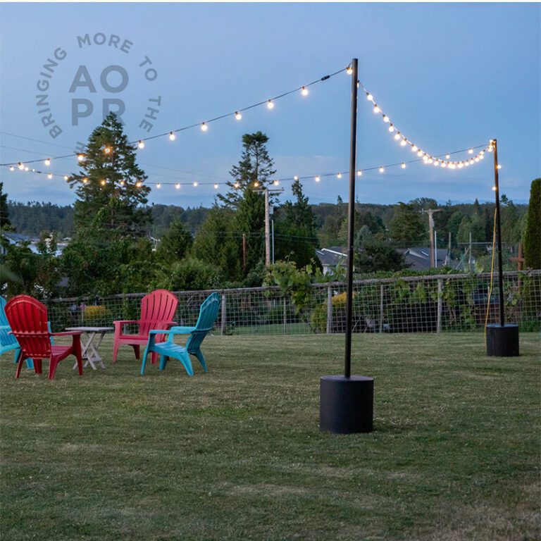 Bistro Light Poles - All Occasions Party Rental